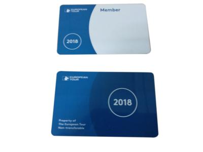 China Cartão de etiqueta RFID de biopVC reciclável de dupla frequência Impressão CMYK Pantone à venda