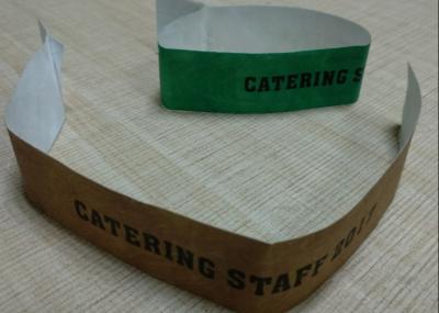 China Passiv UHF 865Mhz Druckbares RFID Tyvek Armband Krankenhaus Einweg zu verkaufen