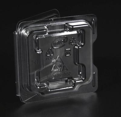 Cina Bolla Tray Blister Clamshell Box Antistatic dell'unità di elaborazione del CPU di Intel Amd conduttivo in vendita