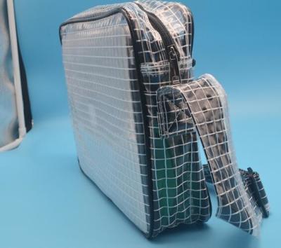 Cina Chiara anti borsa statica della chiusura lampo del locale senza polvere del PVC per l'ingegnere in vendita