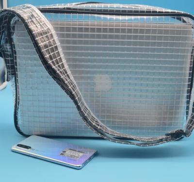 Cina Chiara anti borsa statica della chiusura lampo del locale senza polvere del PVC per l'ingegnere in vendita