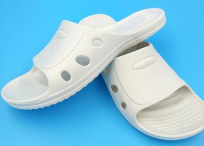Cina Anti pantofole statiche DLX 9102B del PVC del locale senza polvere bianco dello Spu in vendita