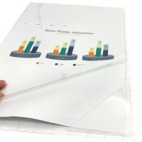 China Reusable Transparent PVC Wall Document Holder A4 Horizontal Vertical for sale