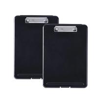 China Writable Plastic A4 Document Box Transparent Storage Box Silk Printed 24x35cm for sale