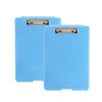 China Writable Plastic A4 Document Box Transparent Storage Box Silk Printed 24x35cm for sale