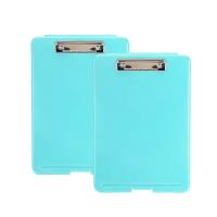 China Writable Plastic A4 Document Box Transparent Storage Box Silk Printed 24x35cm for sale