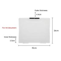 China Durable Portable Clipboard Storage Box Case For A4 Document Office Filing Boxes for sale