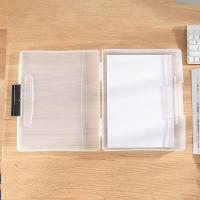 China Durable Portable Clipboard Storage Box Case For A4 Document Office Filing Boxes for sale