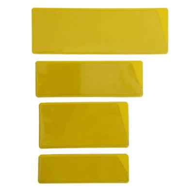 China Porta-etiquetas magnéticas de plástico PVC para armários de arquivo e prateleiras à venda