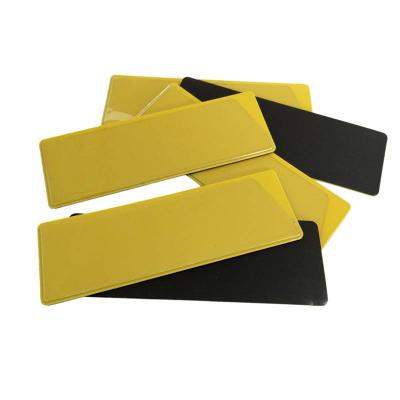 China Porta-etiquetas magnéticas de plástico PVC para armários de arquivo e prateleiras à venda