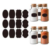 China Dry Erase Removable Labels Black Reusable Bottle Labels for sale