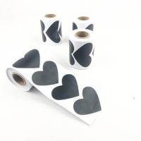 China Dry Erase Removable Labels Black Reusable Bottle Labels for sale