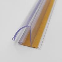 China Writable Waterproof Clear Plastic Shelf Label Holder For Wire Shelves for sale