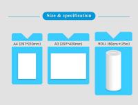 China Printable TPE Removable Material Roll Erasable Whiteboard Sheet Roll for sale
