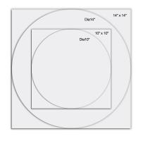 China Classroom Wall Dry Erase Table Dots 4x4 Inch Eco Friendly Remove Traceless for sale