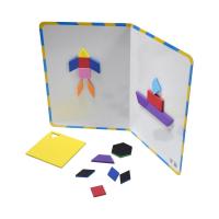 China Non Toxic Pattern Puzzle Blocks Set Geometric Manipulative Shape Puzzle for sale
