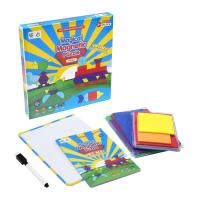 China Non Toxic Pattern Puzzle Blocks Set Geometric Manipulative Shape Puzzle for sale