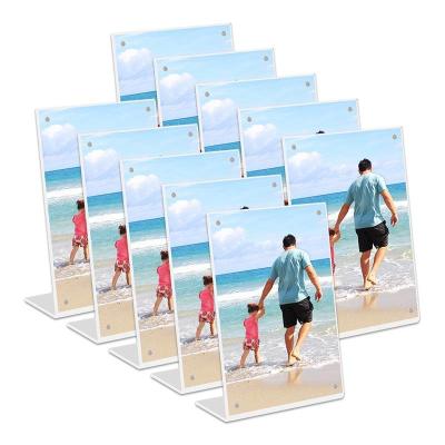 China Porta-retratos de mesa magnética transparente leve resistente a quedas à venda