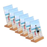 China Odorless Tabletop Photo Frames A4 A5 A6 Transparent Picture Frame for sale