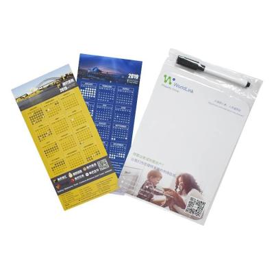 Cina Calendario magnetico da frigorifero scrivibile Souvenir flessibile con design conciso in vendita