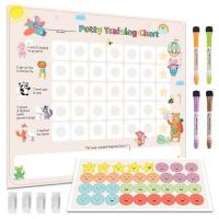 China Rewritable Preschool Reward Chart Educational Behavior Sticker Chart OEM for sale