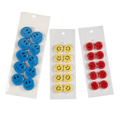 Cina Numero Rotondo Lavagna Magnetica Pulsante Personalizzato Dia10mm 15mm 20mm 25mm in vendita