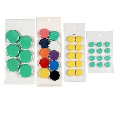 Cina Numero Rotondo Lavagna Magnetica Pulsante Personalizzato Dia10mm 15mm 20mm 25mm in vendita