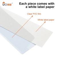 China Plastic Adhesive Label Holders For Binders 150*50mm 100*30mm for sale
