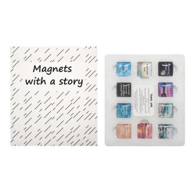 Cina Set di souvenir magnetici in vetro fai-da-te personalizzato durevole multiuso 29 * 8,5 mm in vendita