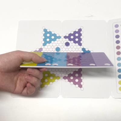 Cina Giocattoli smontabili appiccicosi su ordinazione dei bambini del cartone degli autoadesivi della colla del gioco di scacchi in vendita