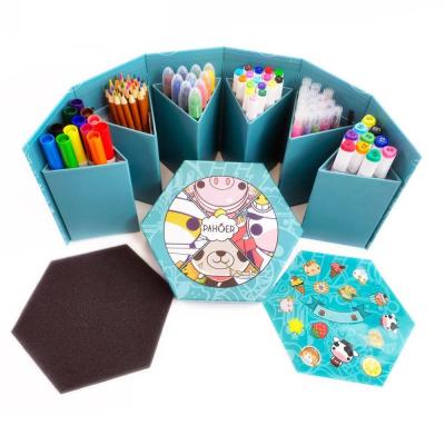 Cina Children Gift Toy Painting Drawing Set Colorful Kids Art Set Eco Friendly in vendita
