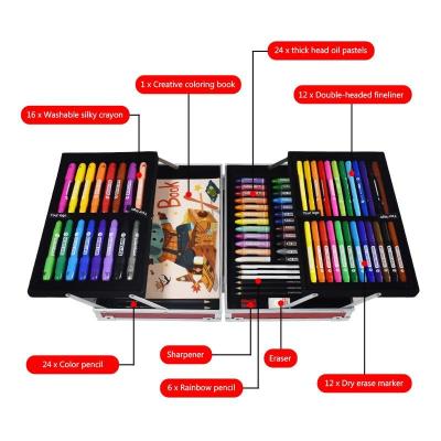 Cina Portable Children Painting Set Luxury Gift Removable Kids Art Set in vendita