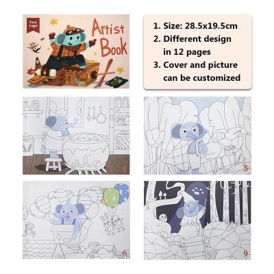 Cina Portable Children Painting Set Luxury Gift Removable Kids Art Set in vendita