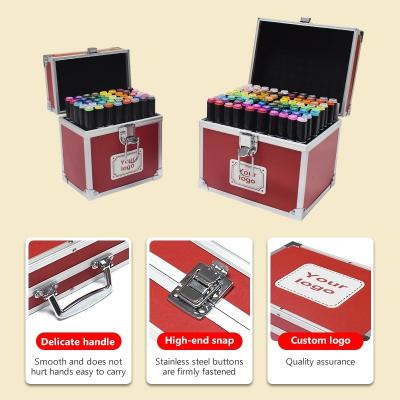 Cina Double Headed Color Marker Set 80 Colors Kids Painting Set For School Home in vendita
