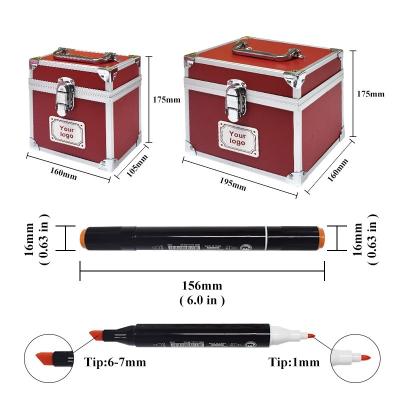 Cina Double Headed Color Marker Set 80 Colors Kids Painting Set For School Home in vendita