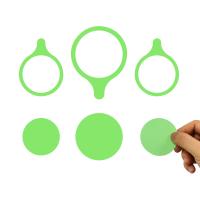 China Electrostatic sticky note whiteboard Heart Round Butterfly In Special Shape for sale