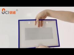 Portadocumenti magnetico tascabile UCI Cornice per esposizione documenti scrivibile