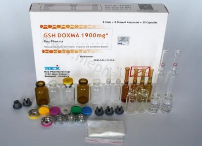 China Hot sale 1900mg GSH DOXMA (Glutathione) injection for skin whitening with good effect and low price for sale