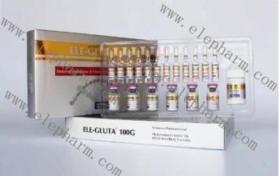 China Hot sale high quality ELE-GLUTA 100G, Glutathione injection for skin whitening with low and competitive price for sale