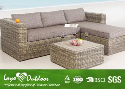 China Sling Material All Weather Wicker Patio Furniture With Garden Love Sofa Lounge Chair for sale