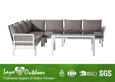 China 5PCS Soft Aluminium Sofa Sets All Colors For Commercial Patio Furniture for sale