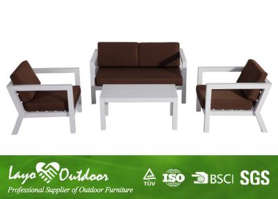 China BSCI 4PCS Patio Outdoor Furniture KD Sofa Set Comfortable With Aluminium Frame for sale