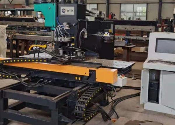 Quality Hydraulic CNC Plate Punching Marking And Drilling Machine For Steel Structure for sale