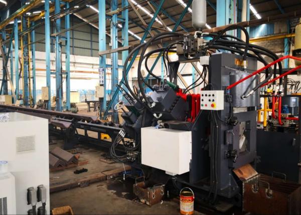 Quality Electrical Power Infrastructure CNC Angle Steel Punching Line Steel Structure for sale