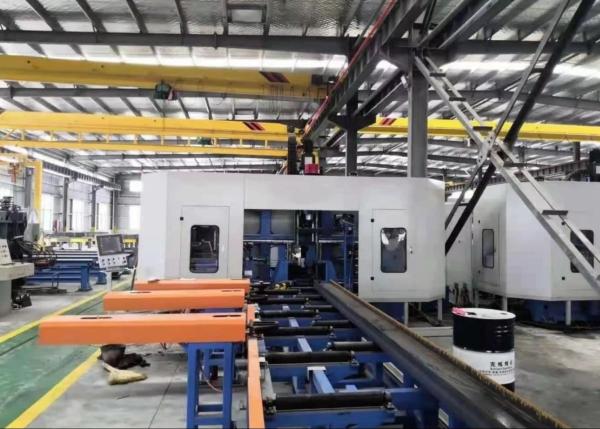 Quality 60KW Total Power CNC 3D Beam Drilling Machine Line For Bridge Construction for sale