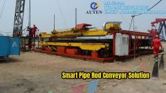 Model SSPGNC Series Intelligent Pipe Rod Conveyor And Discharge Machine