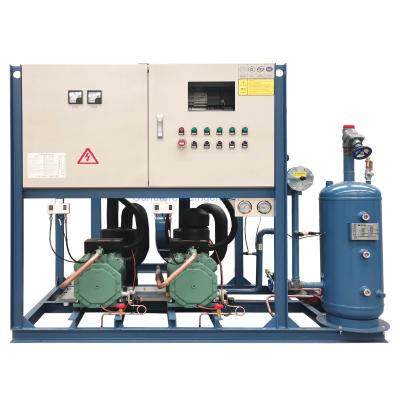 China Op maat gemaakte programma's Compressor-eenheid Verbeterde prestaties Energie-efficiënt voor grootschalige koelopslag Te koop