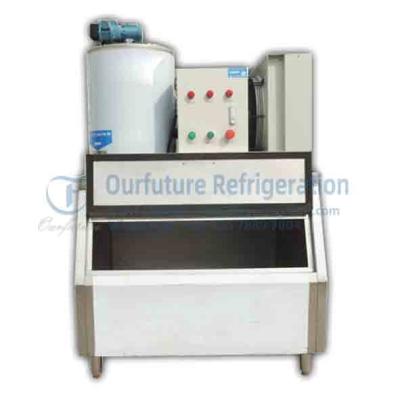 China 350 Kgs Commercial Fresh Water Flake Ice Machine With Germany Compressor for sale