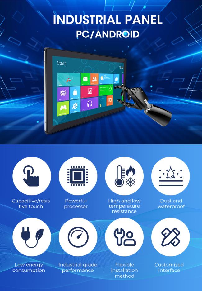 All-In-One 10.4/12.1/13.3 Inch Capacitive Touch Industrial Android ...