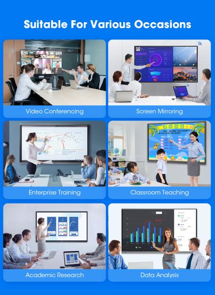 Quality 55 98 Inch School Multimedia Touch Board Floor Standing Interactive Touch Screen for sale